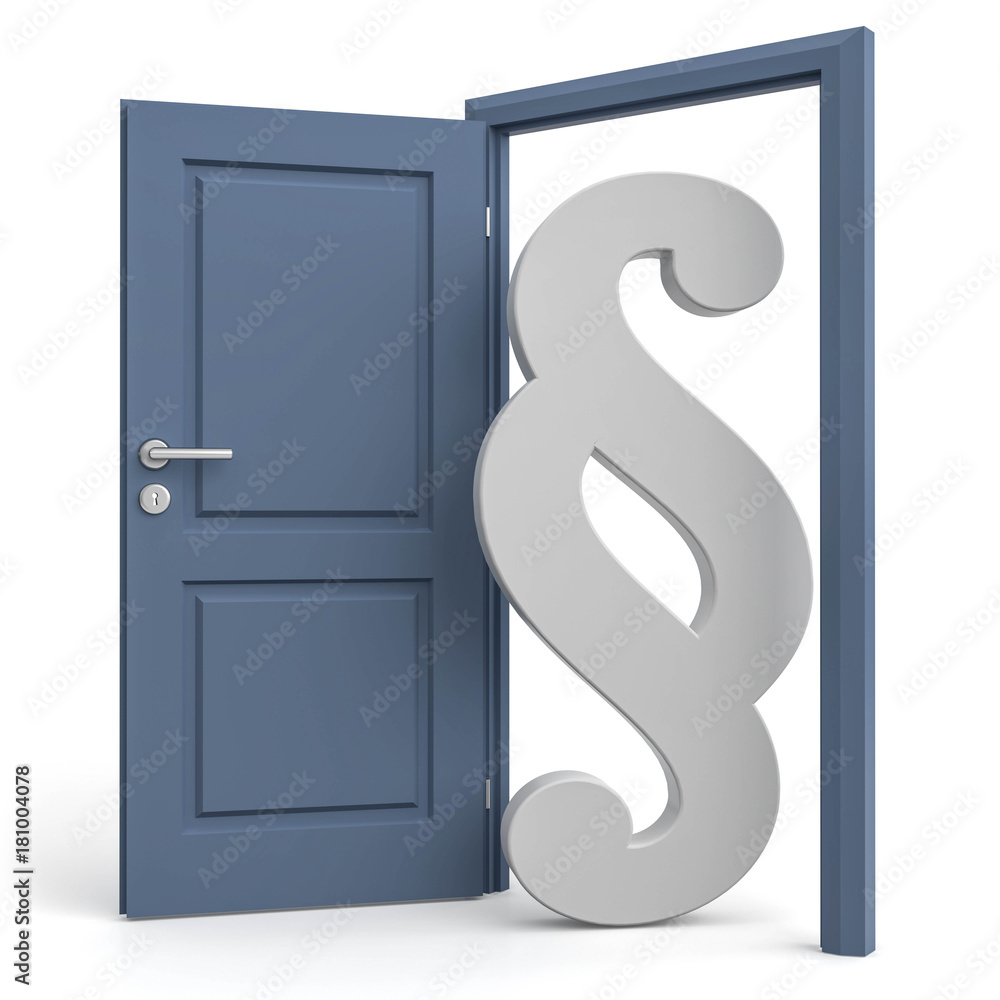 Tür Paragraph Stock-Illustration | Adobe Stock