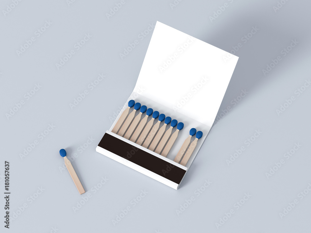 White bank sign mockup on the door handle 3d illustration Stock ...