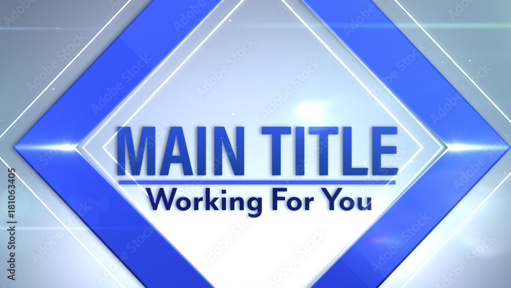 Corporate Diamond Title Stock Template | Adobe Stock