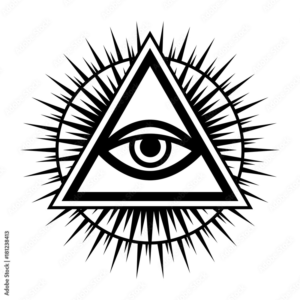 All-Seeing Eye of God (The Eye of Providence | Eye of Omniscience ...