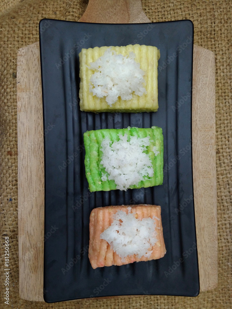 Foto de Getuk, Indonesia Traditional Snack Food, made from Steamed ...