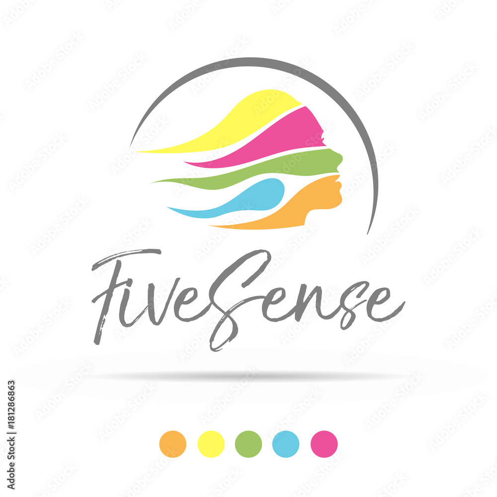 Five Sense logo Stock Vector | Adobe Stock