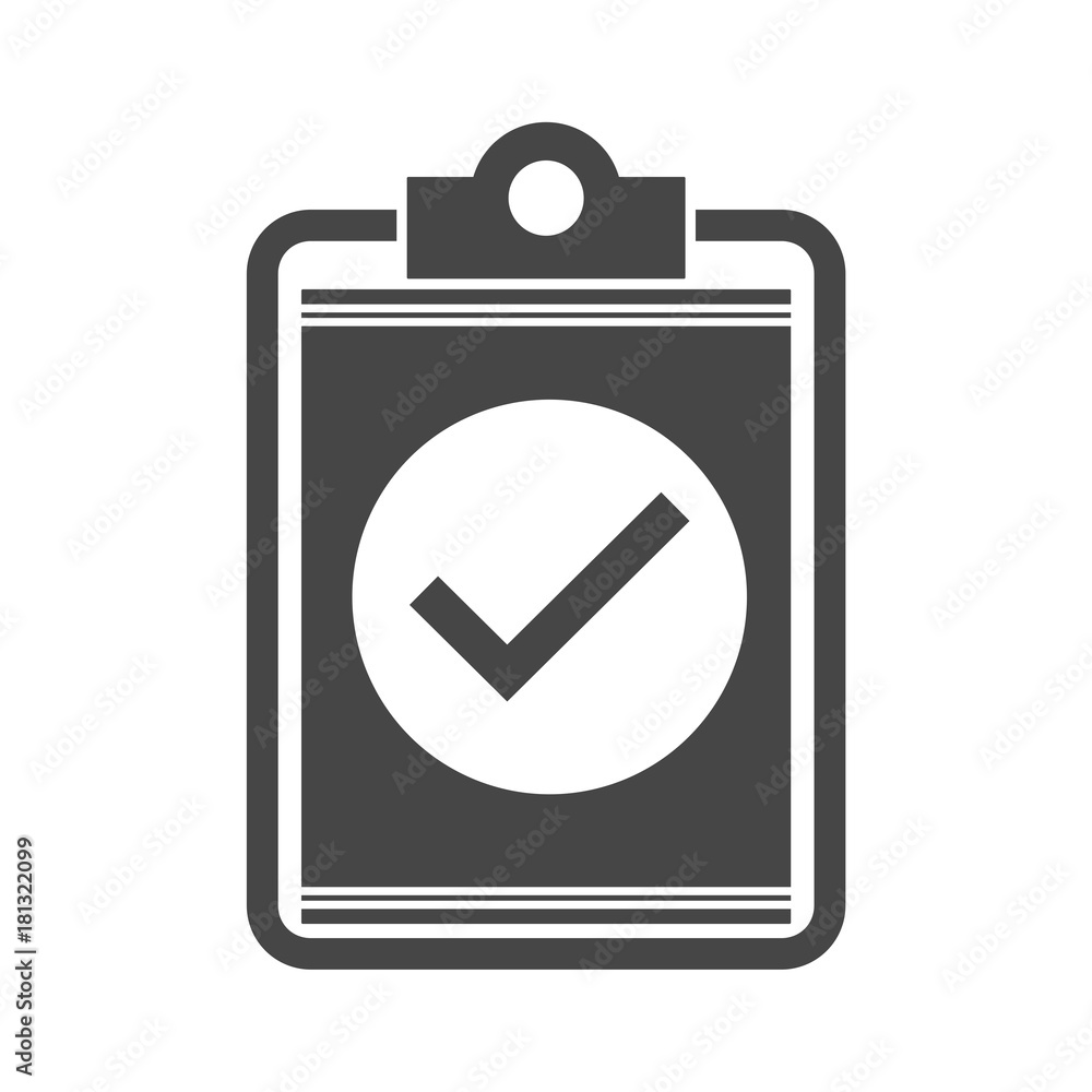Checklist icon, checklist icon form approved Stock Vector | Adobe Stock