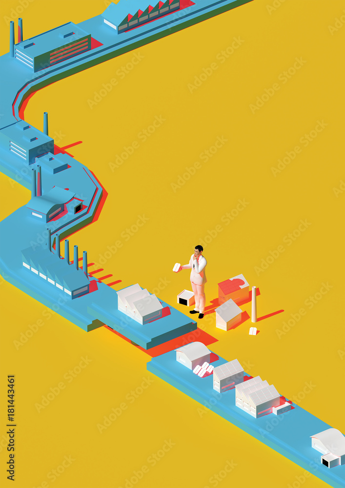 factory Stock Illustration | Adobe Stock