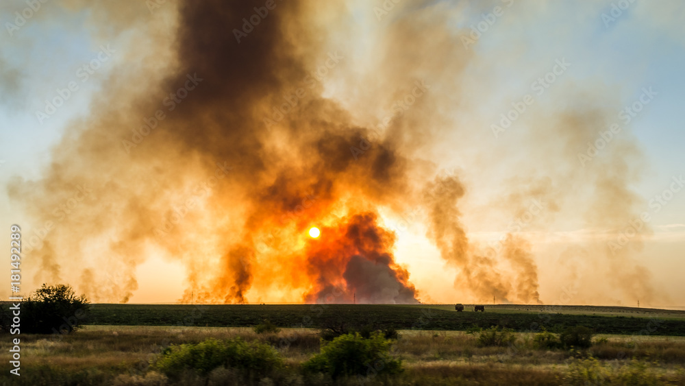 Giant explosion Stock Photo | Adobe Stock