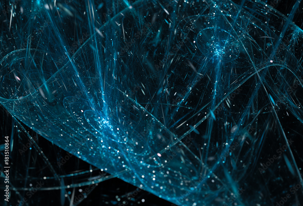 Blue glowing big data background Stock Illustration | Adobe Stock