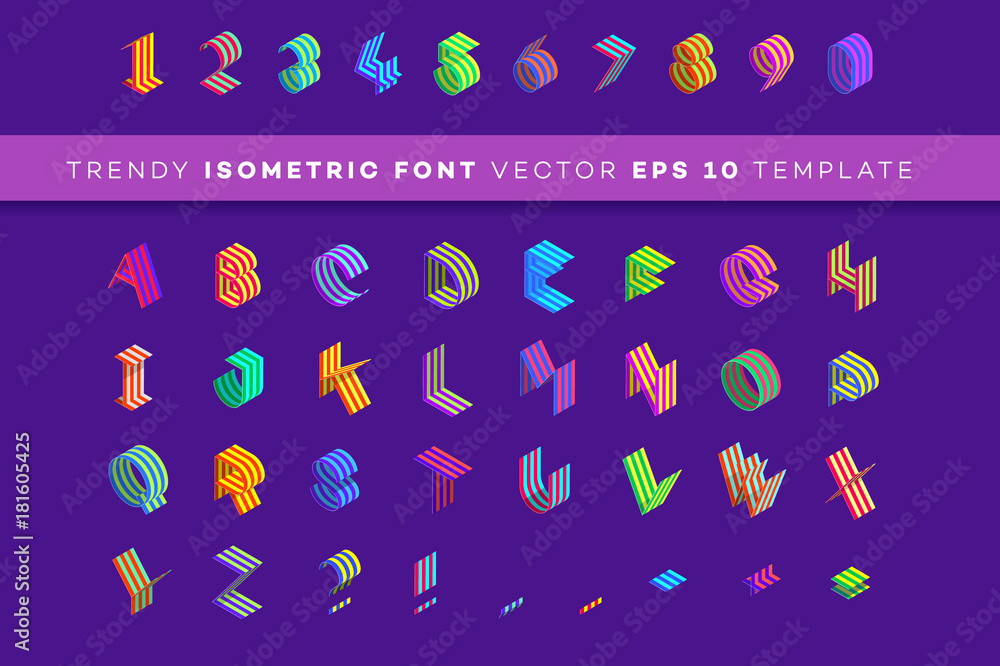 3d Block Letters Template