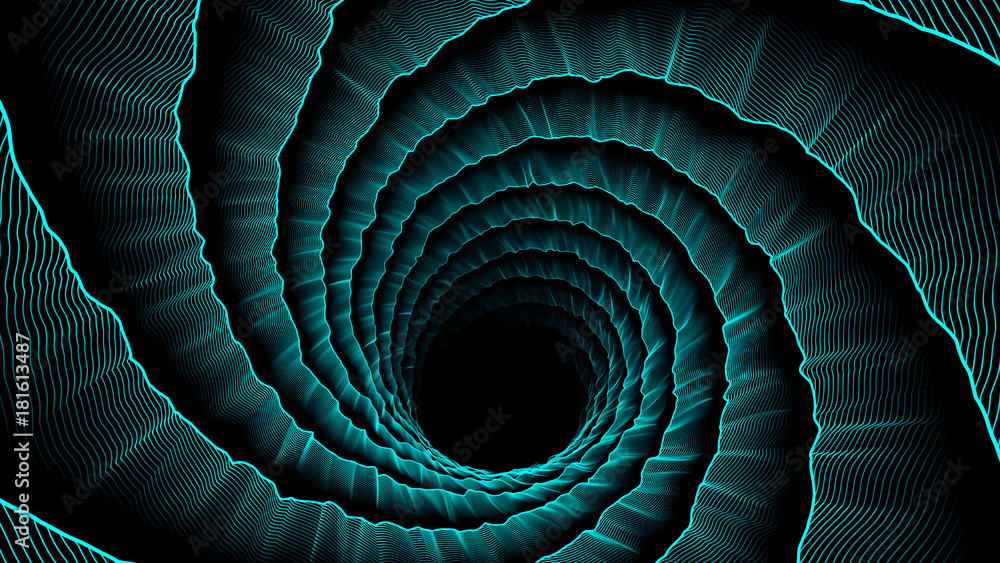 Cyan vortex abstract hole background. Spiral texture for web design ...