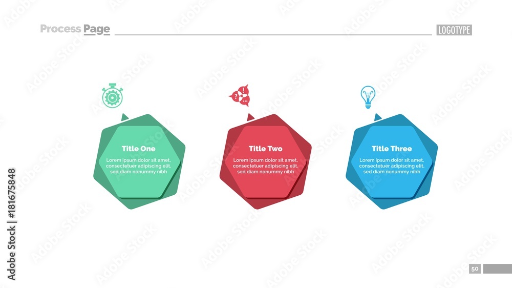 Infographic Diagram with Three Options Stock Vector | Adobe Stock