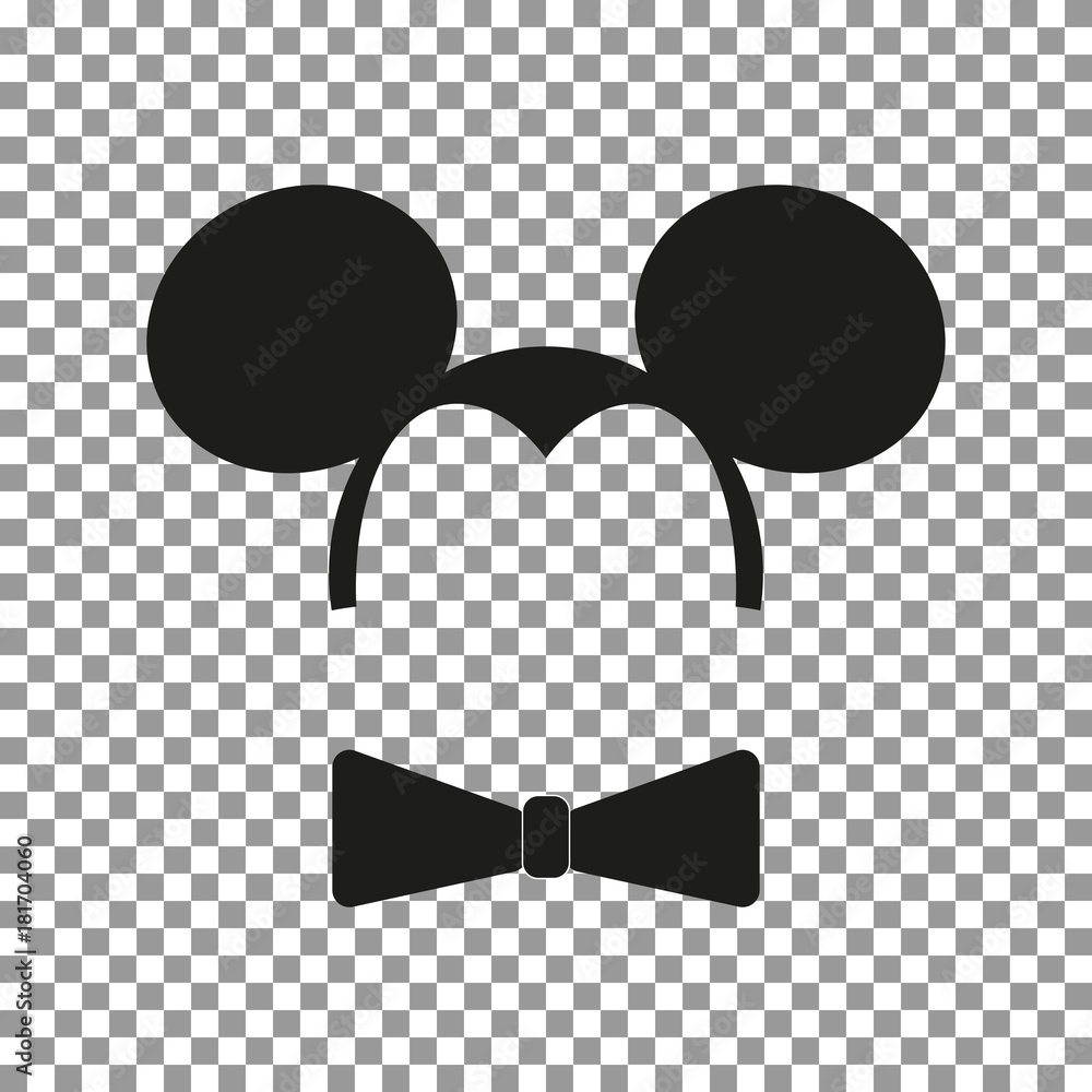 Mouse sticker vector. Stock Vector | Adobe Stock