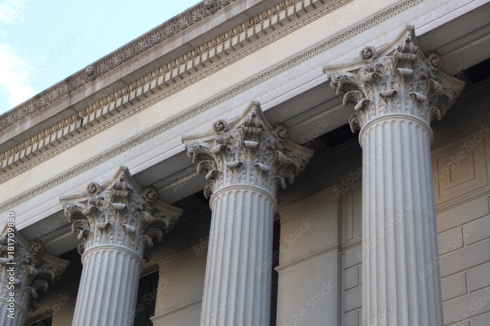 Corinthian Pillars Stock Photo | Adobe Stock