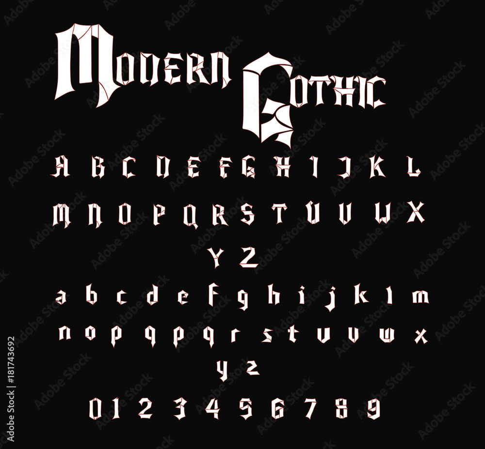 Modern Gothic Font