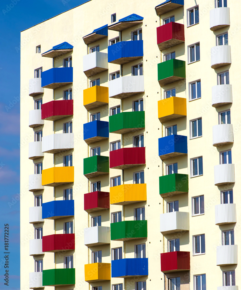 housing social architecture urban block flats building house city wall ...