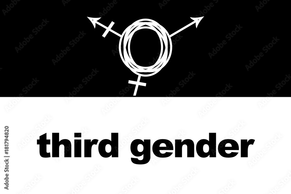 Third Gender. Transgender Symbol Stock Photo | Adobe Stock