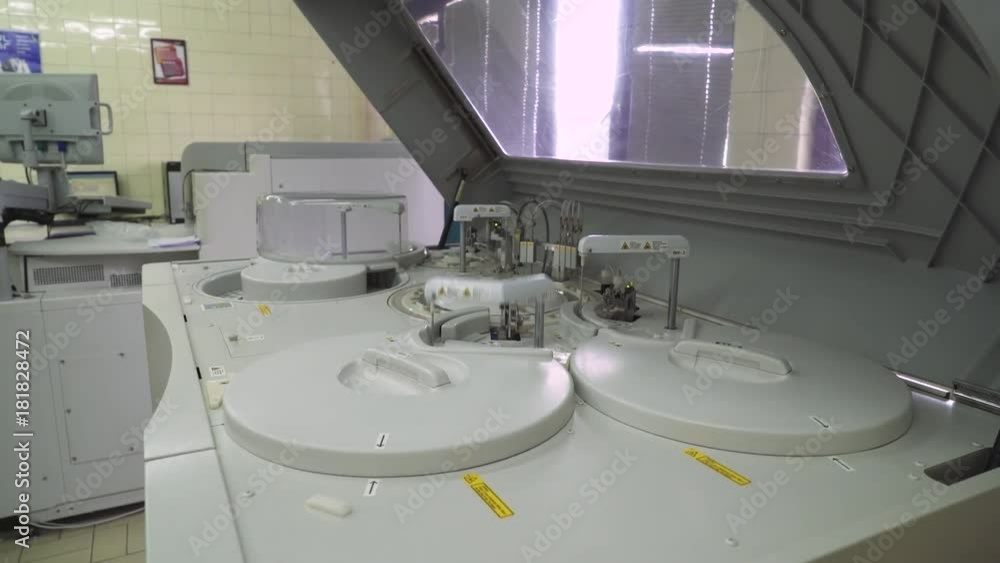 Laboratory equipment, automation, work process of modern automated ...