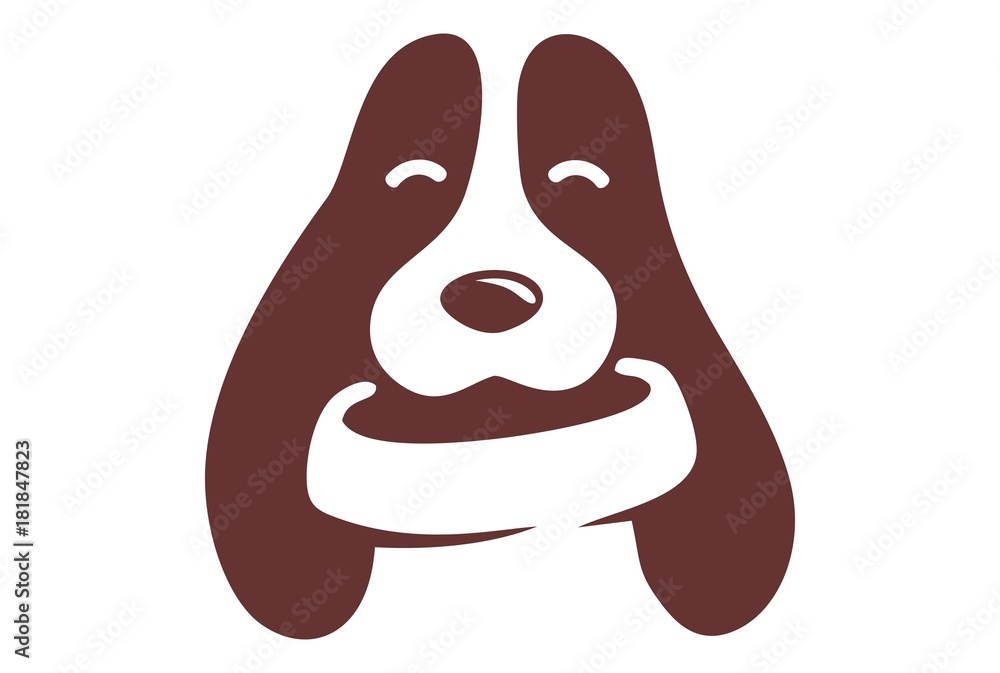 dog logo vector Stock Vector | Adobe Stock