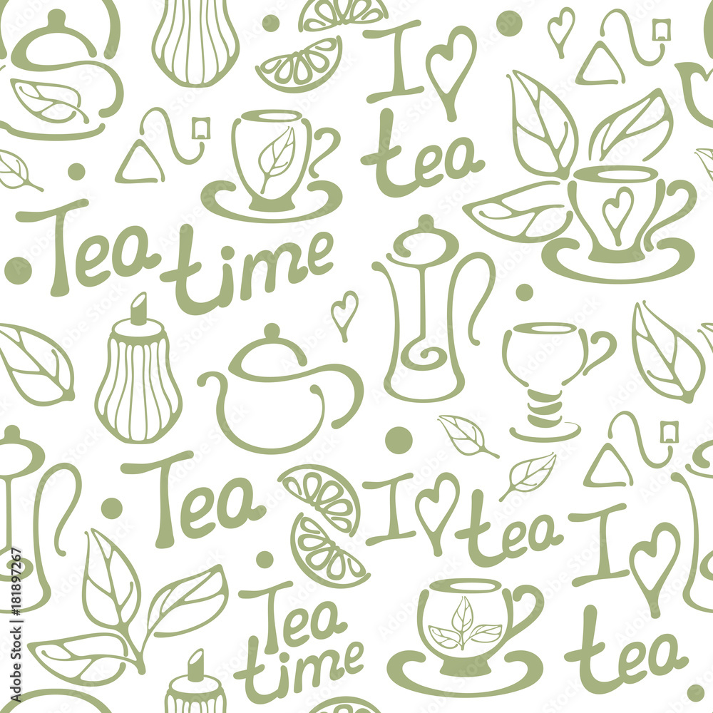 Tea Vector Wallpaper