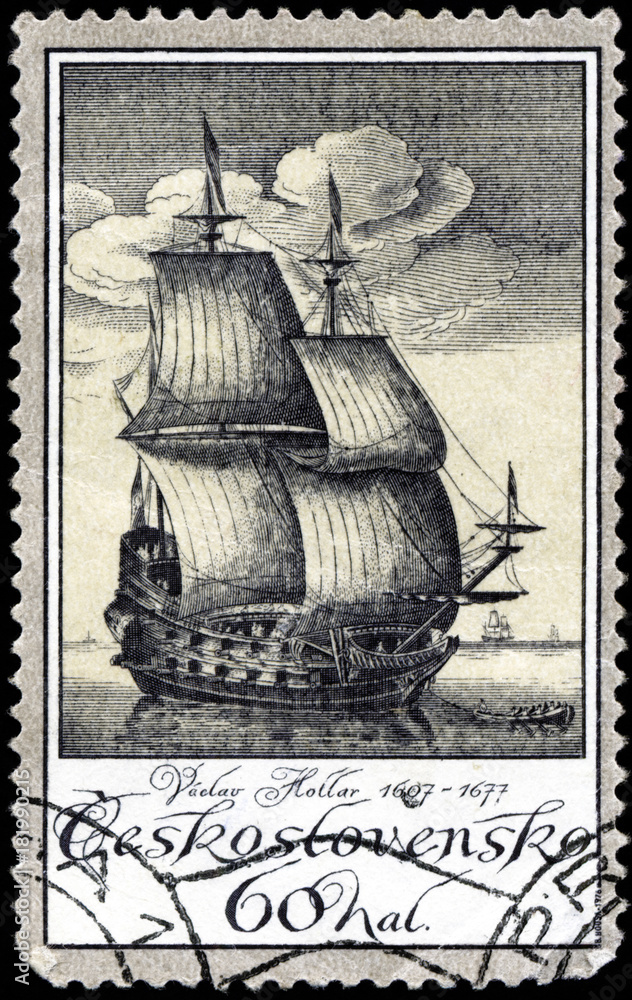 CZECHOSLOVAKIA - CIRCA 1976: A stamp printed in Czechoslovakia, shows ...