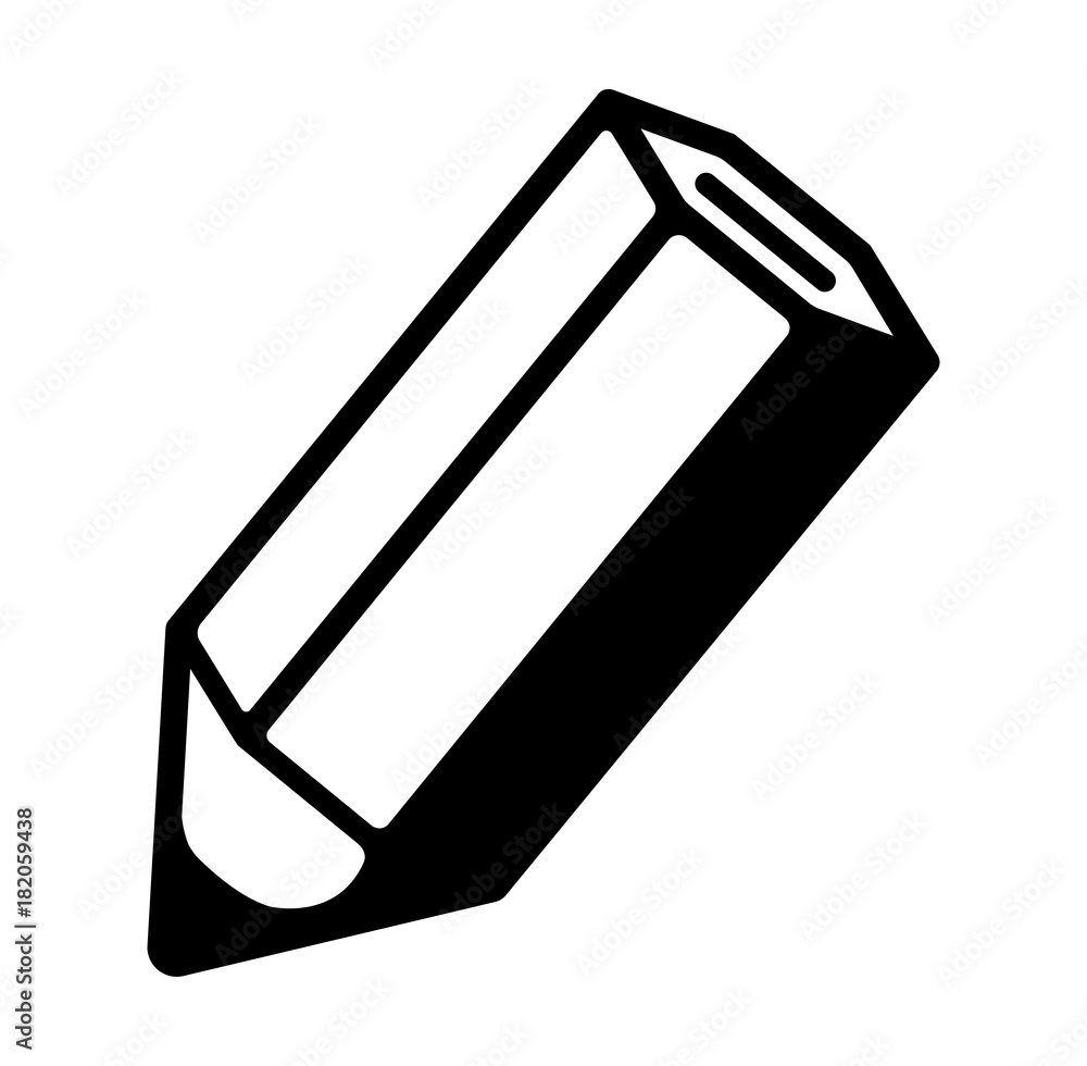 pencil / fill out icon Stock Vector | Adobe Stock