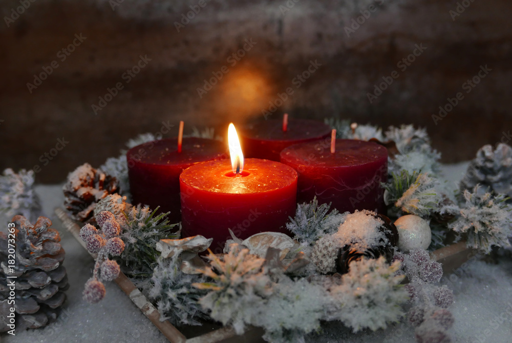Erster Advent Stock-Foto | Adobe Stock