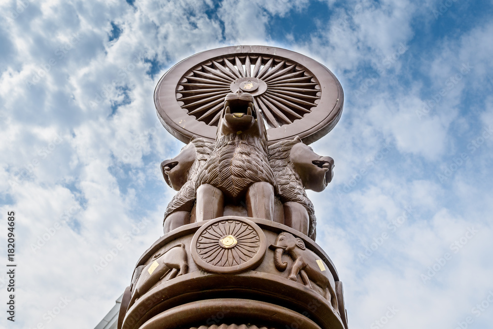 Ashok Chakra. Stock Photo | Adobe Stock