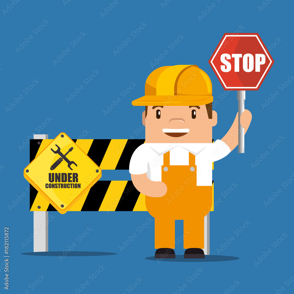 Cartoon Construction Signs
