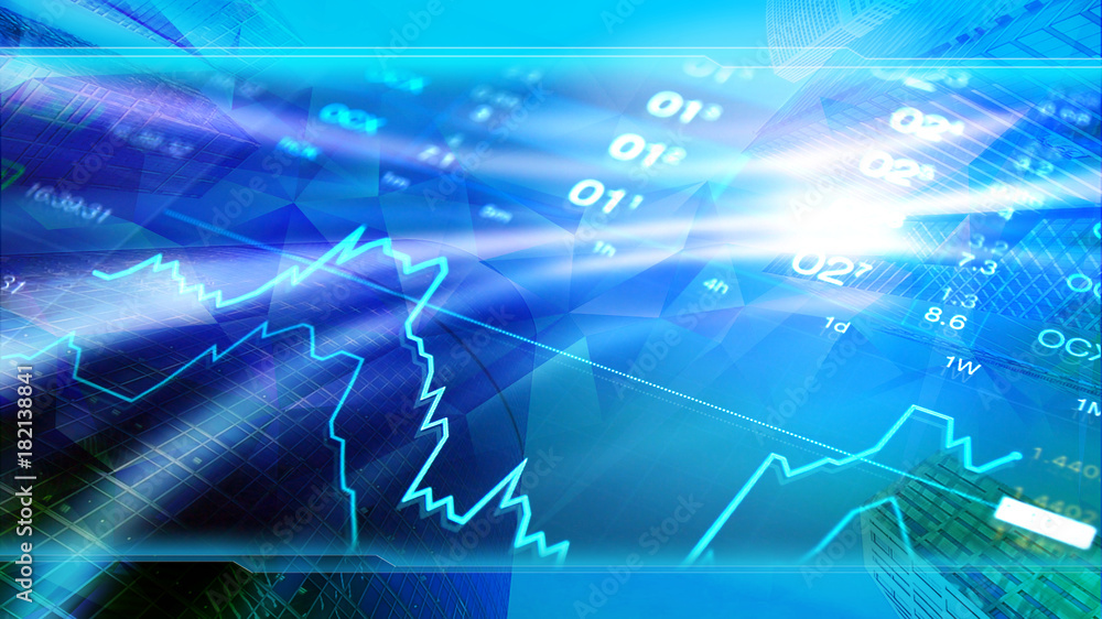 Finance, business, economy, invest wallpaper. Corporate blue design ...