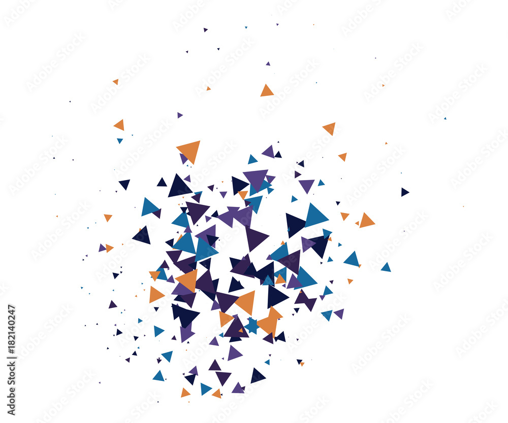 Cool Explosion, Broken Glass, Vector Grunge Blast, Falling Triangle ...