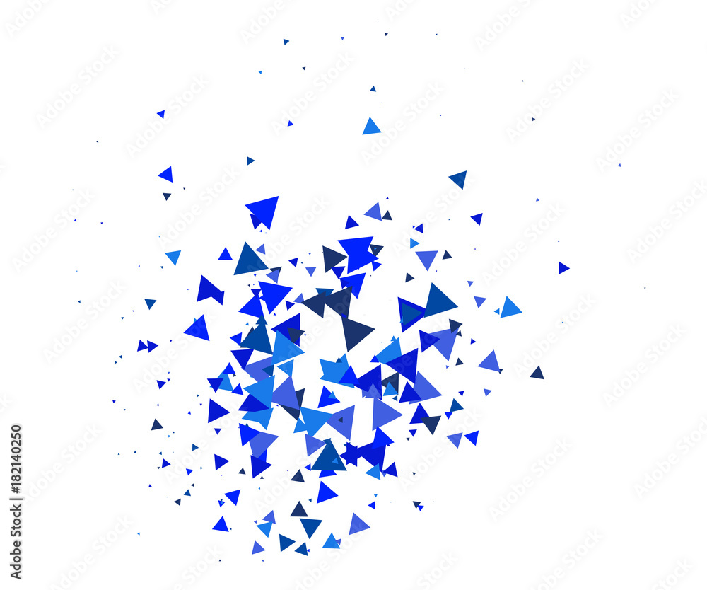 Broken Glass or Ice Explosion Vector Illustration. Bursting particles ...