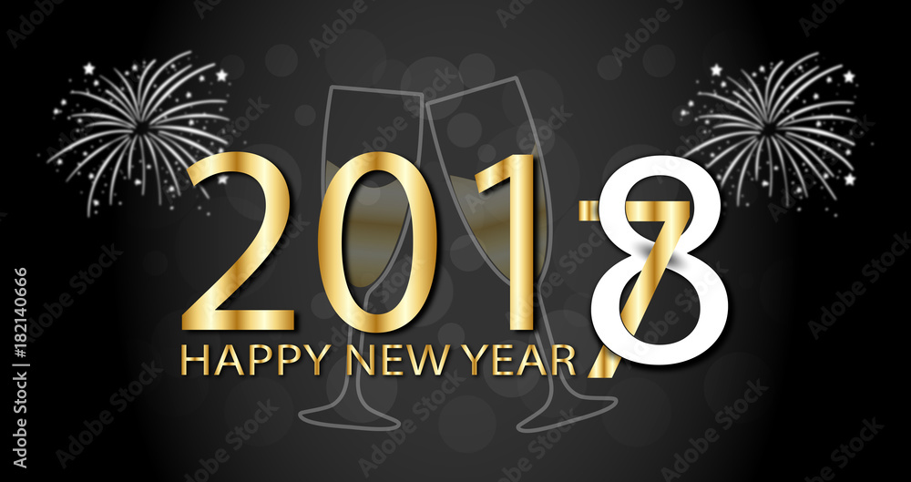 Jahreswechsel 2018 Stock-Vektorgrafik | Adobe Stock Jahreswechsel 2018 Stock-Vektorgrafik | Adobe Stock