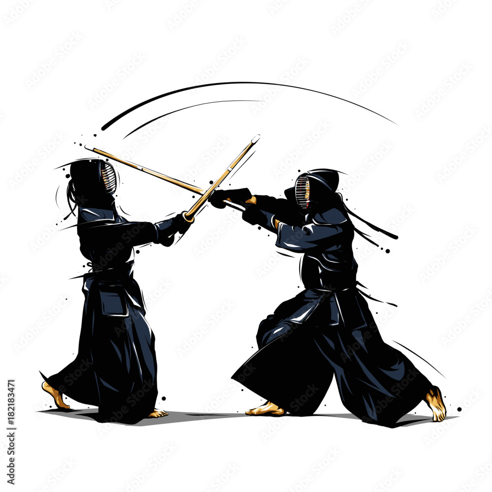 kendo action 1 vector de Stock | Adobe Stock