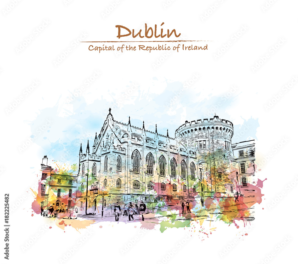 Irish Castles Drawings