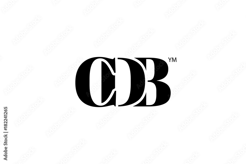 CDB Logo Branding Letter. Vector graphic design. Useful as app icon ...
