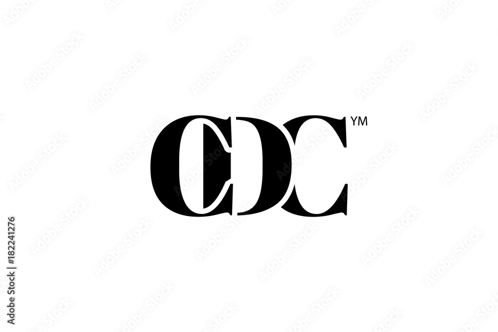 Vettoriale Stock CDC Logo Branding Letter. Vector graphic design ...