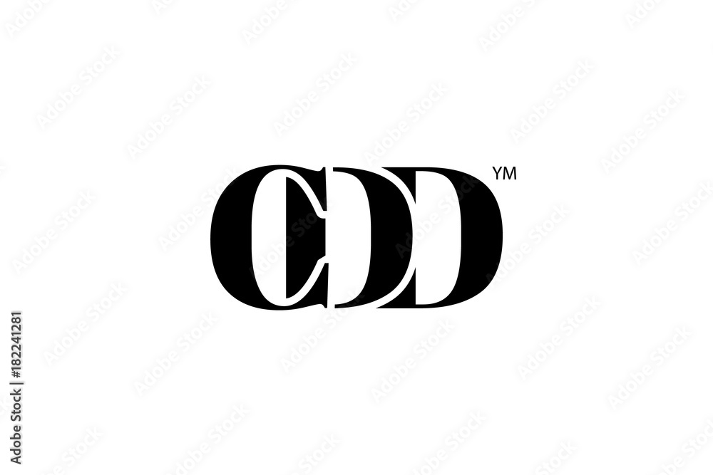 CDD Logo Branding Letter. Vector graphic design. Useful as app icon ...