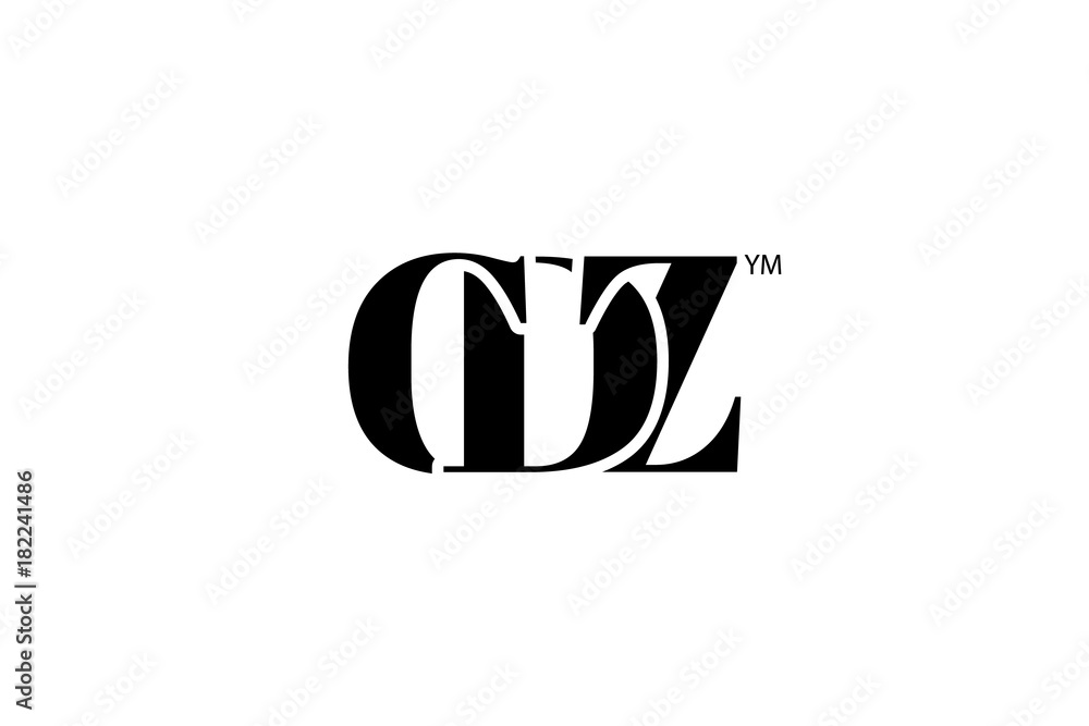 CDZ Logo Branding Letter. Vector graphic design. Useful as app icon ...