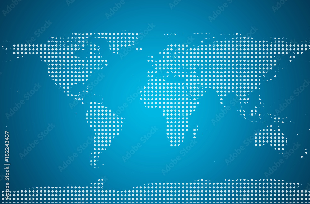 Blank World Maps Flat