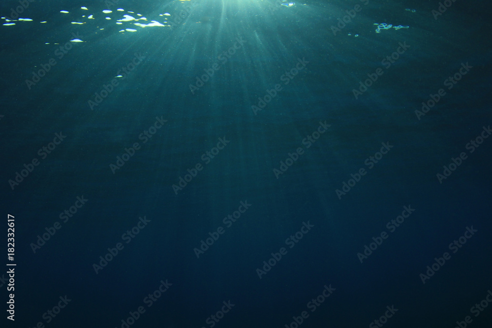 Underwater ocean background Stock Photo | Adobe Stock