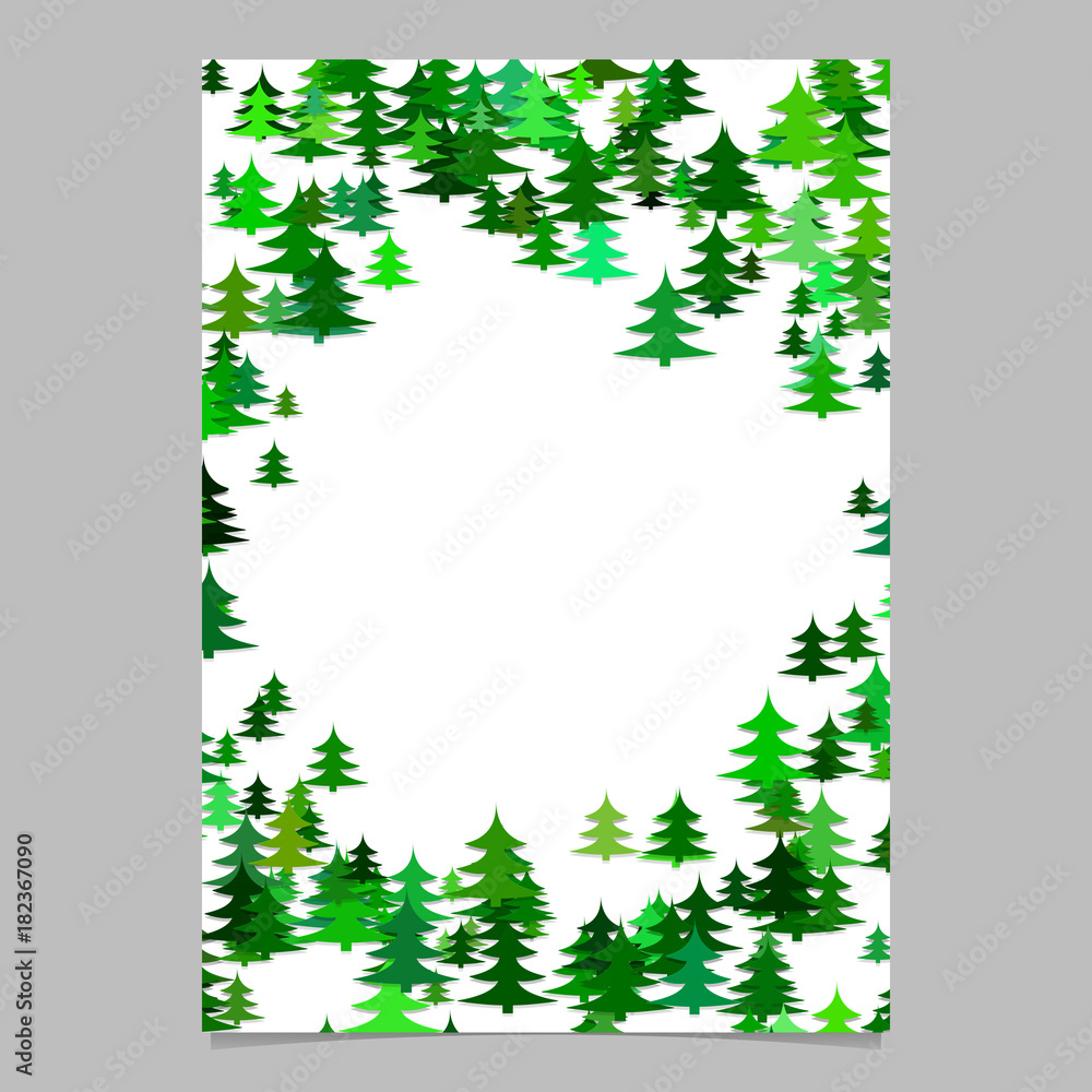 Pine Tree Border Clip Art