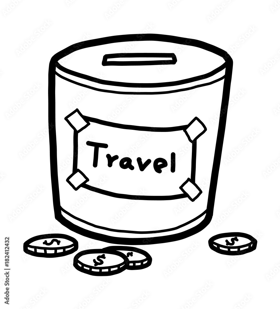 Saving Money Clipart Black And White