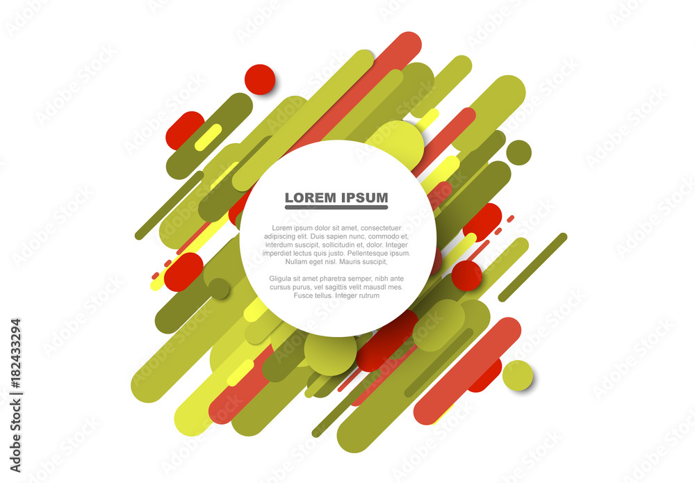 Abstract Red and Green Splatter Pattern Flyer Layout Stock Template ...