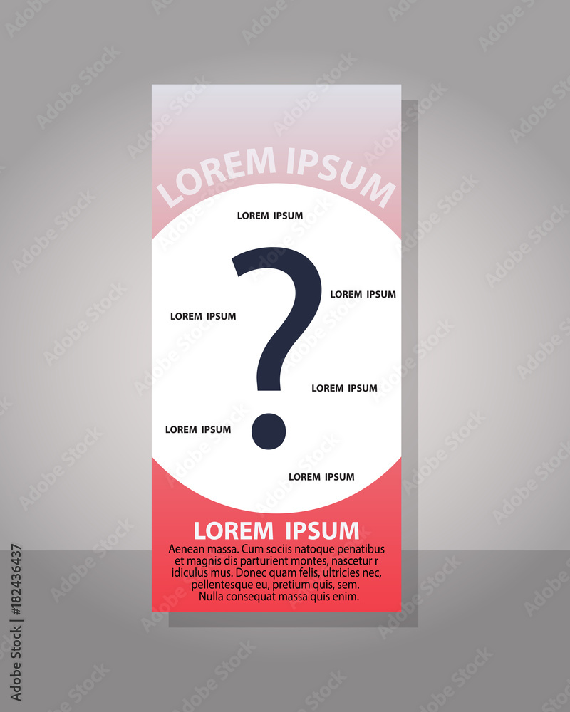 Creative vector question mark can be used for web design, business ...