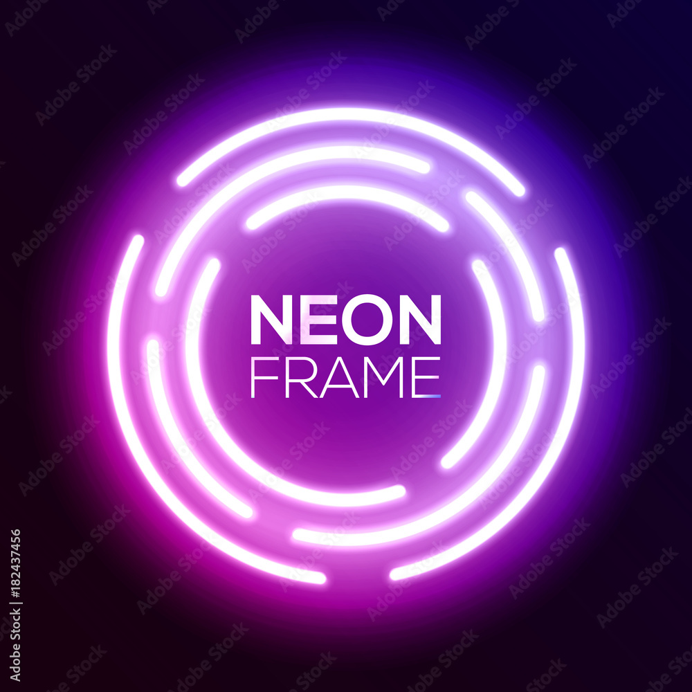 Glow Sign Board Background