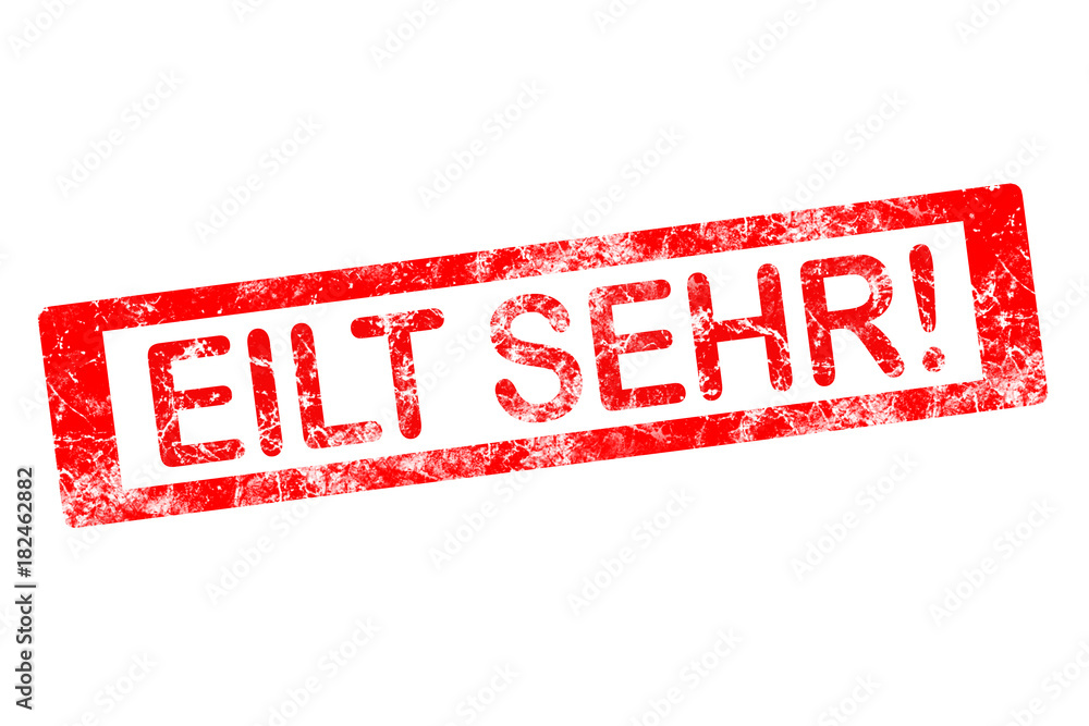 Eilt sehr Stock-Illustration | Adobe Stock