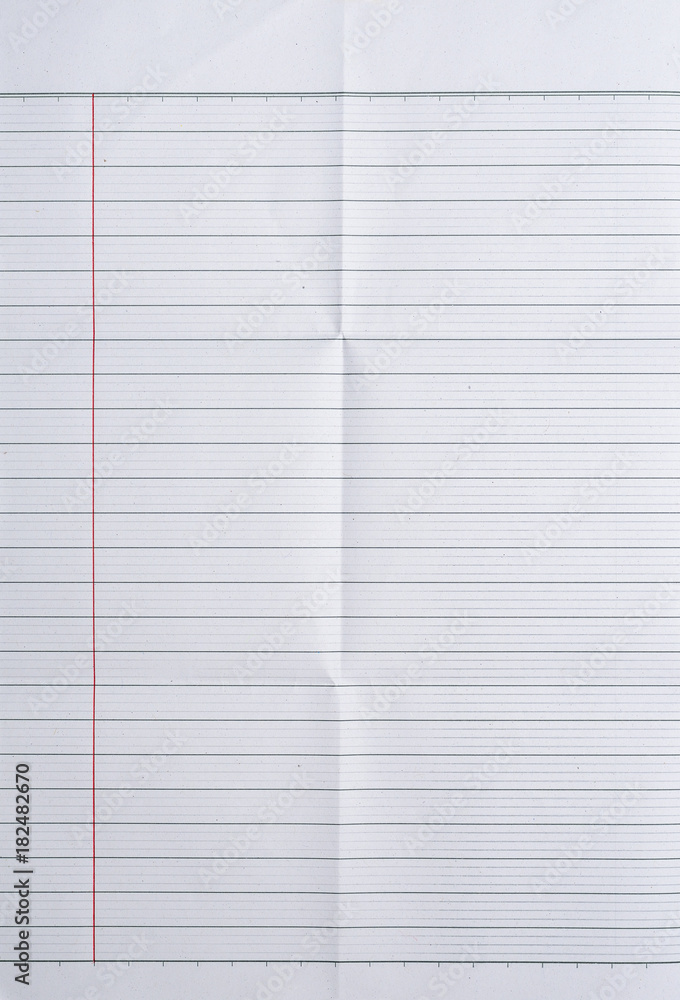 Piece Of Lined Paper Texture
