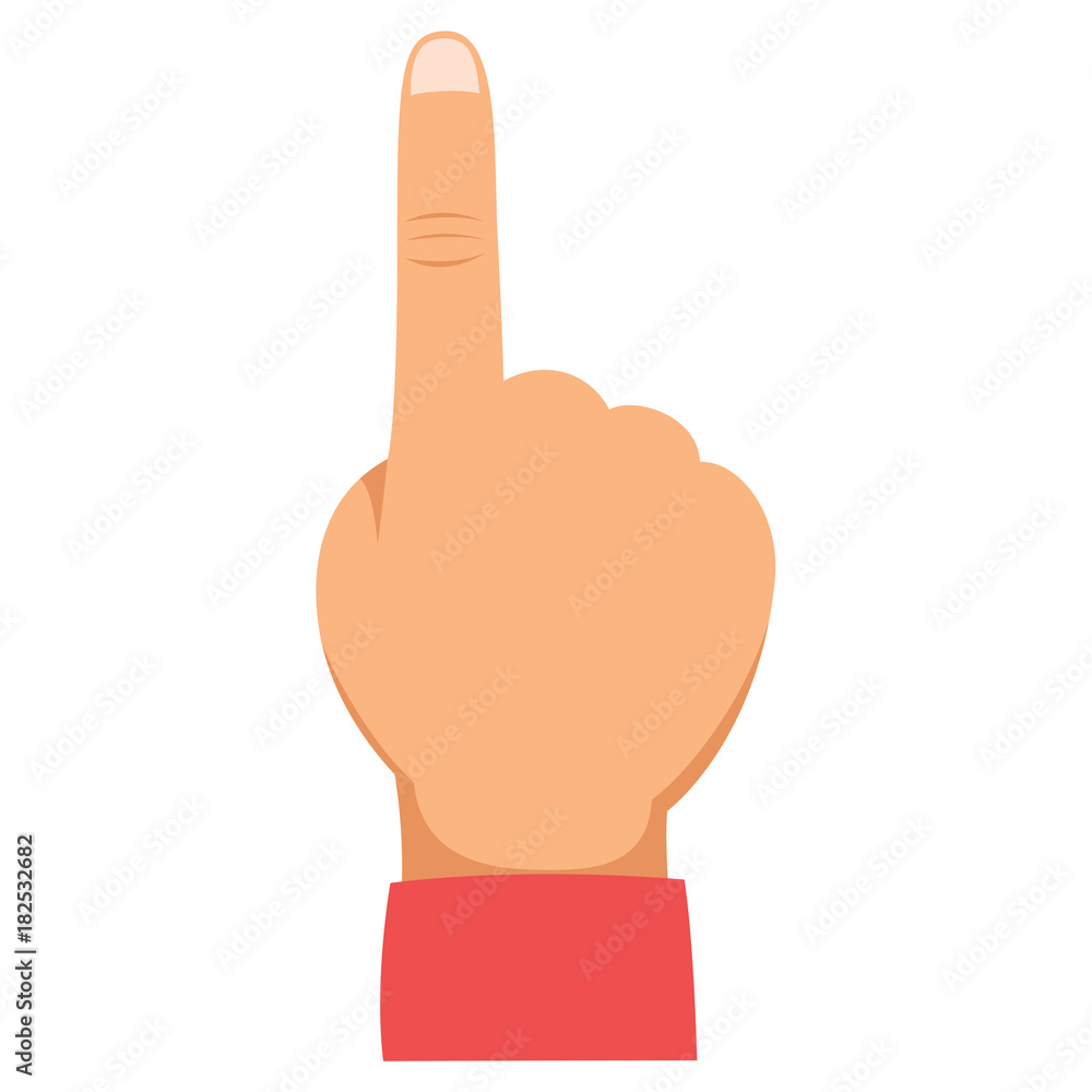 Finger Vector Illustration Stock Vector | Adobe Stock