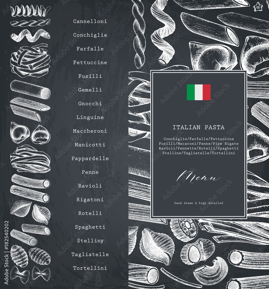 Italian Menu Design