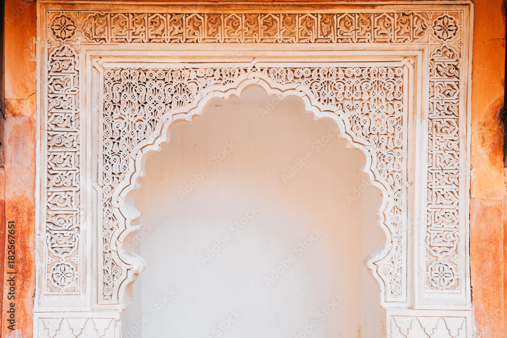 detailed architecture of moroccan gate Stock Photo | Adobe Stock