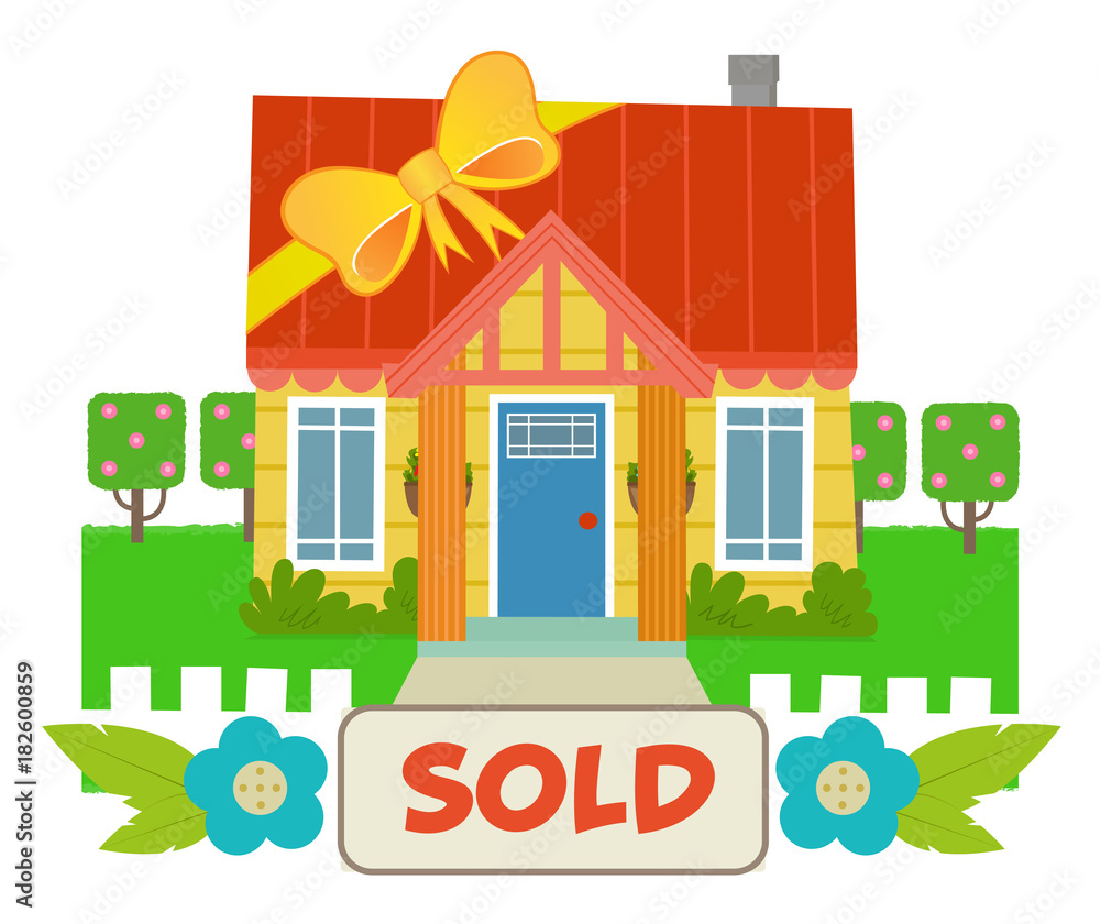 Sold House Clipart