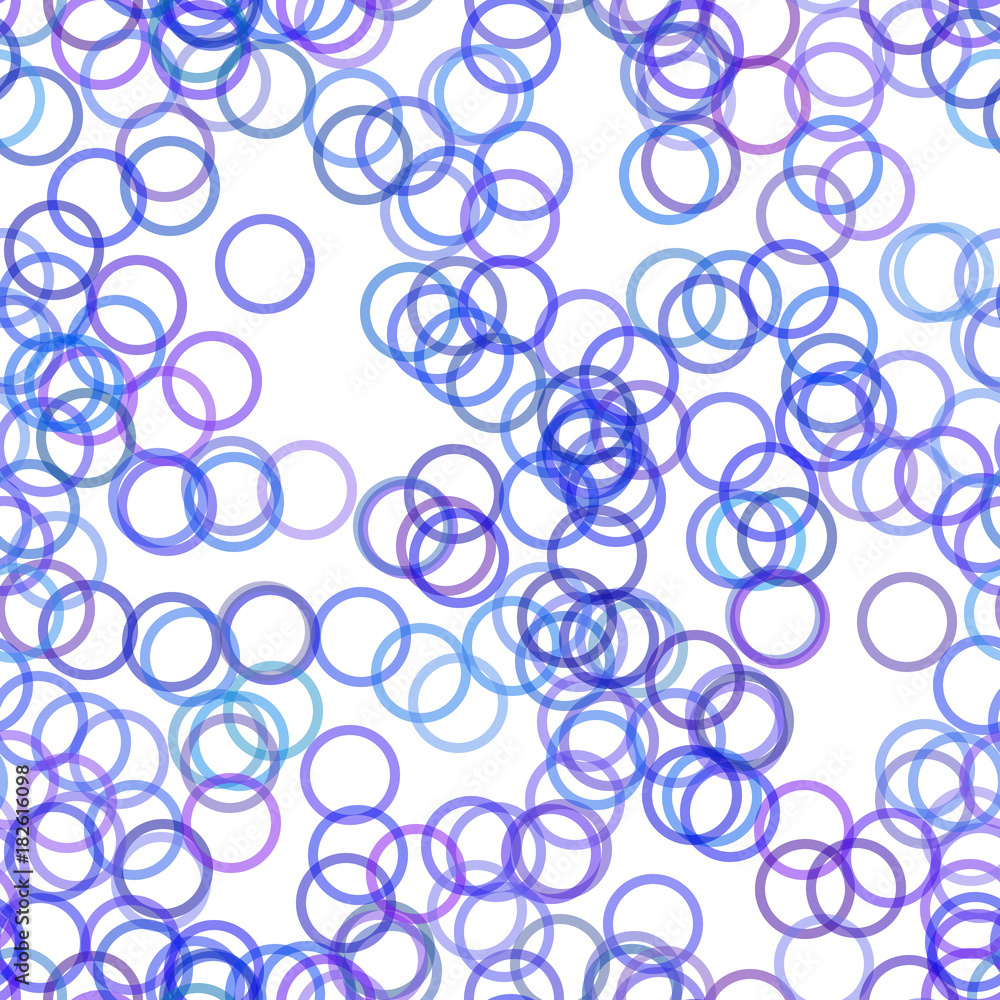 Blue seamless geometric circle pattern background - vector graphic ...